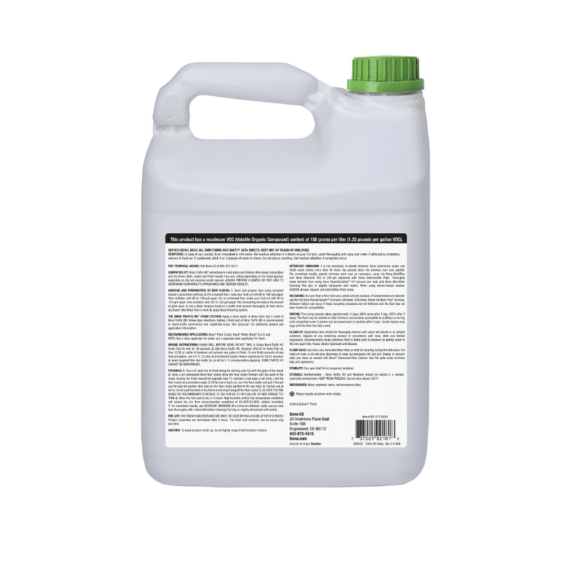 Bona Traffic Hd Water Based Finish 1 Gallon Panel Town Floors