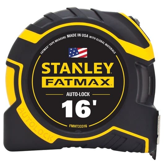 Stanley 16' Auto-Lock Tape Measure - Panel Town & Floors