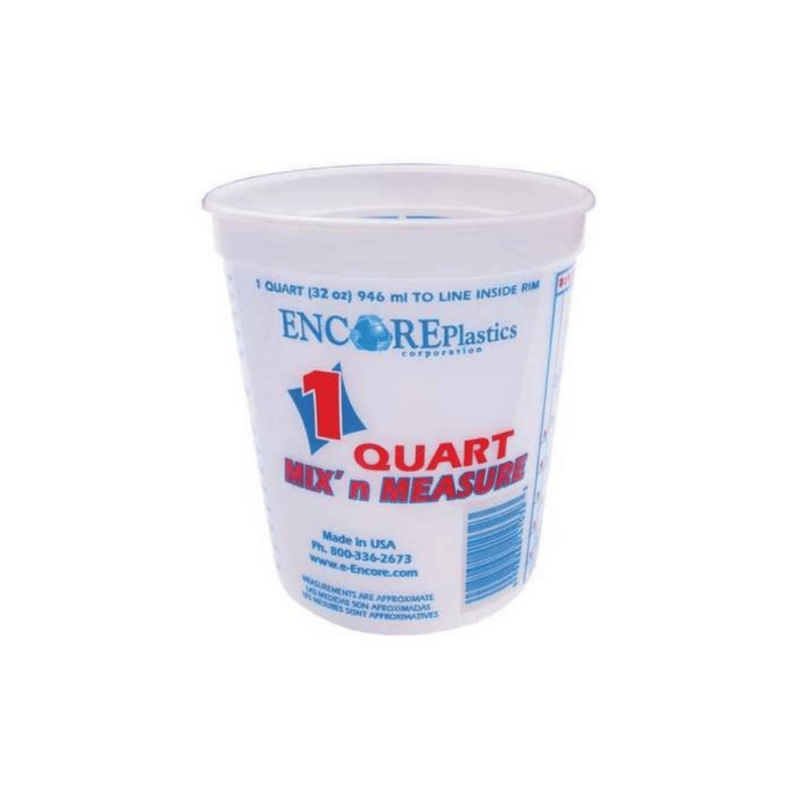 Encore Clear Mixing Bucket 1qt - Panel Town & Floors