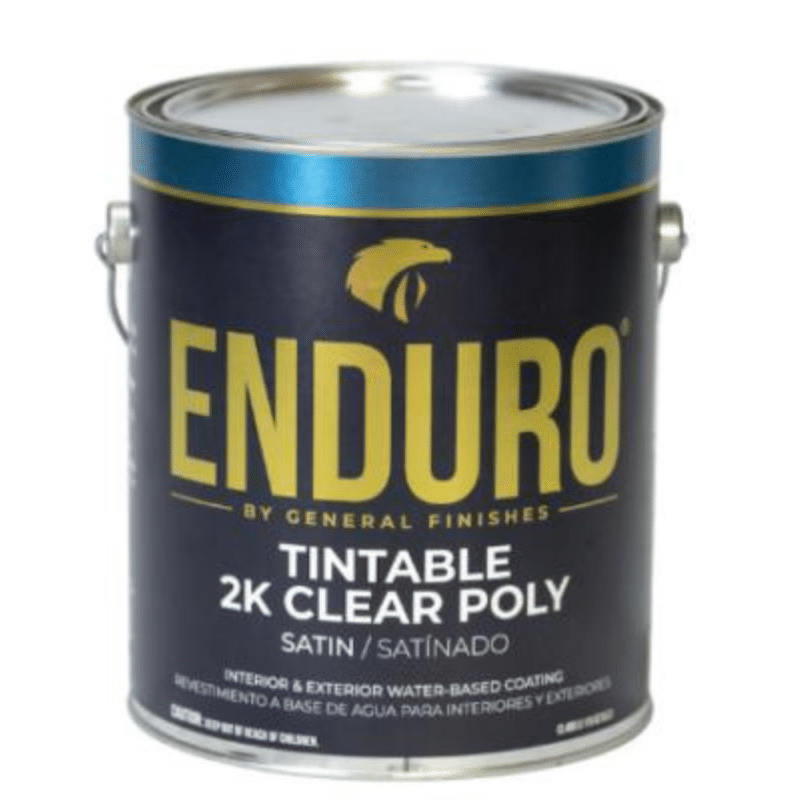General Finishes Enduro Water-Based Tintable 2K Clear Poly Wood Finish ...