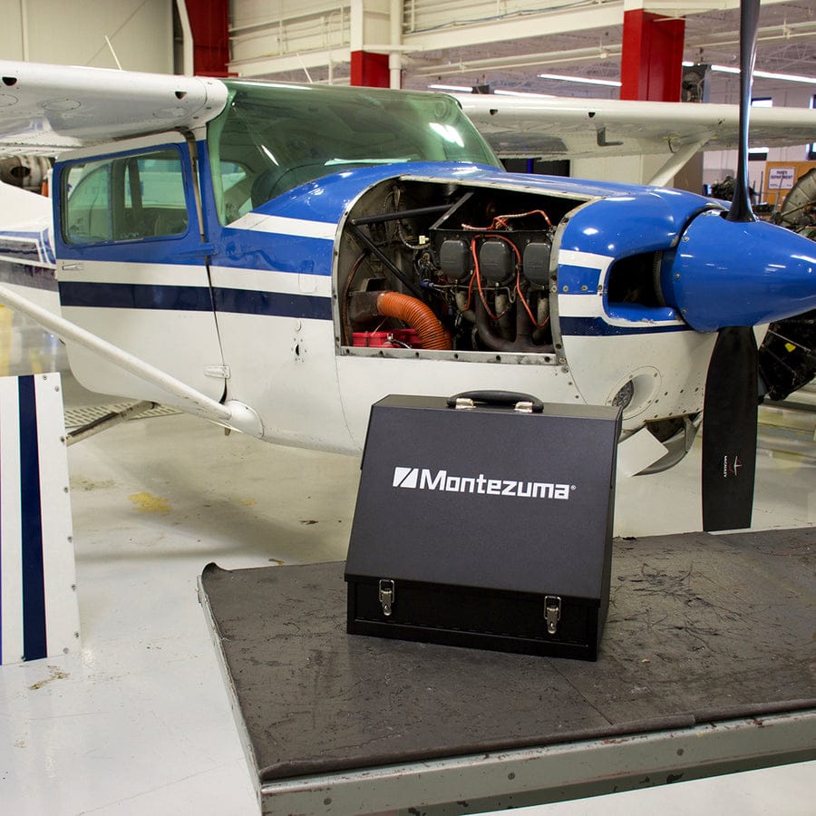 Montezuma Handheld 15” x 10.5” Steel Shopbox™ - Panel Town & Floors