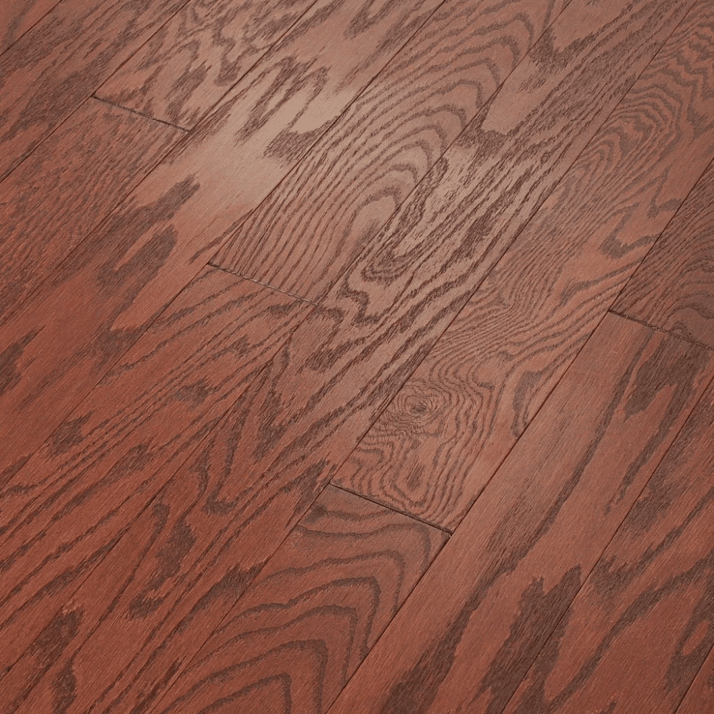 Shaw Albright Red Oak - Cherry SW581-00947 - Engineered Hardwood 3/8" x ...